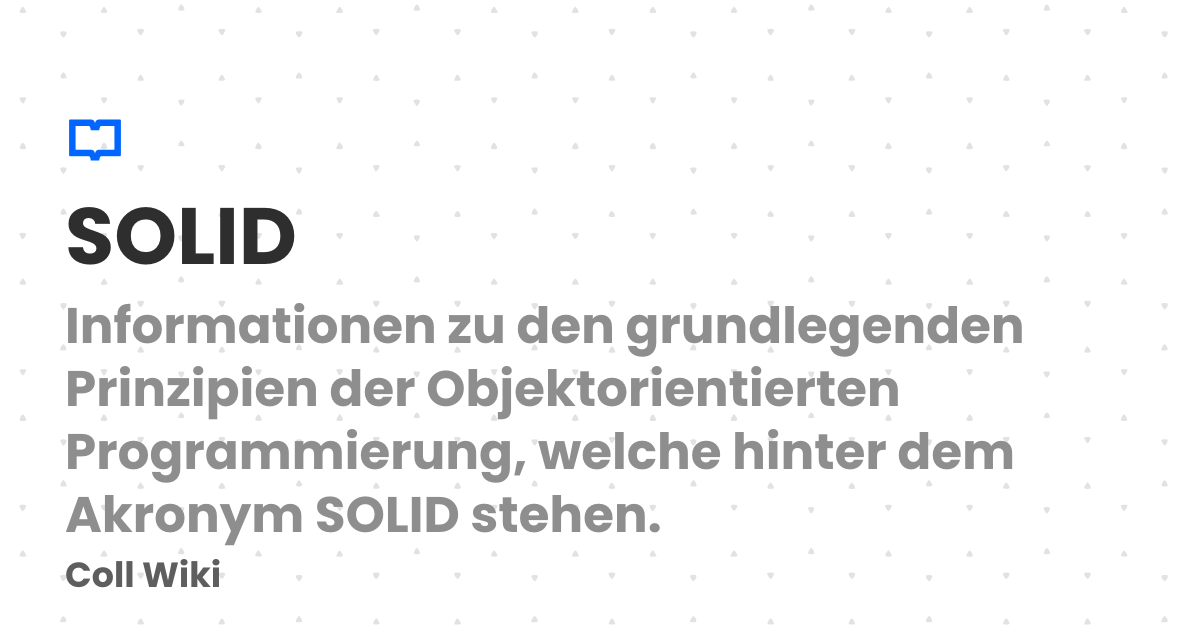 SOLID | Coll Wiki